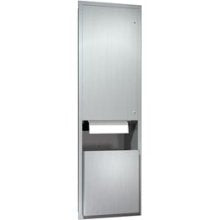 Automatic Roll Paper Towel Dispenser and Waste Receptacle, 110-240VAC-